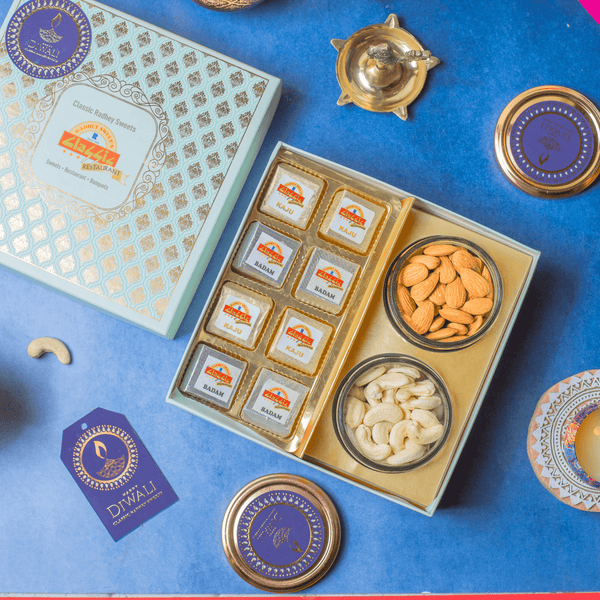 Elegant Bites & Mewa Combo – Classic Radhey Sweets